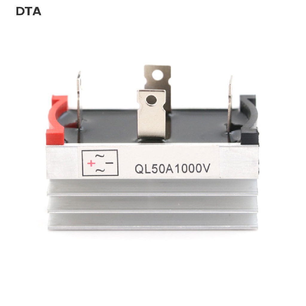DTA Aluminum Heatsink Base Single Phase Bridge Rectifier Diode 50A ...