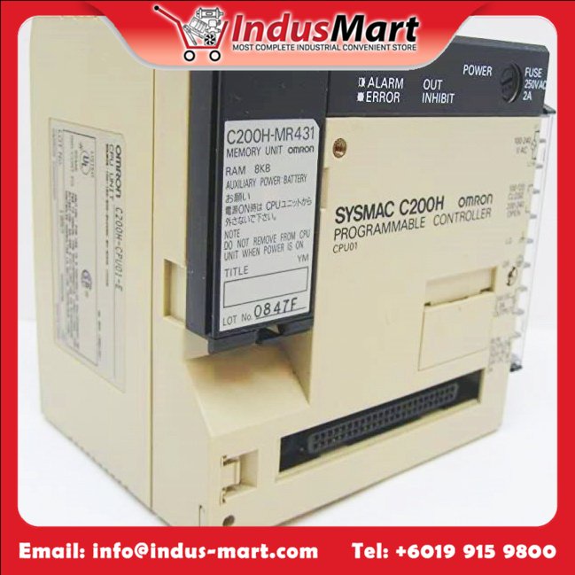 [Refurbish] OMRON C200H-CPU01-E CPU UNIT | Shopee Malaysia