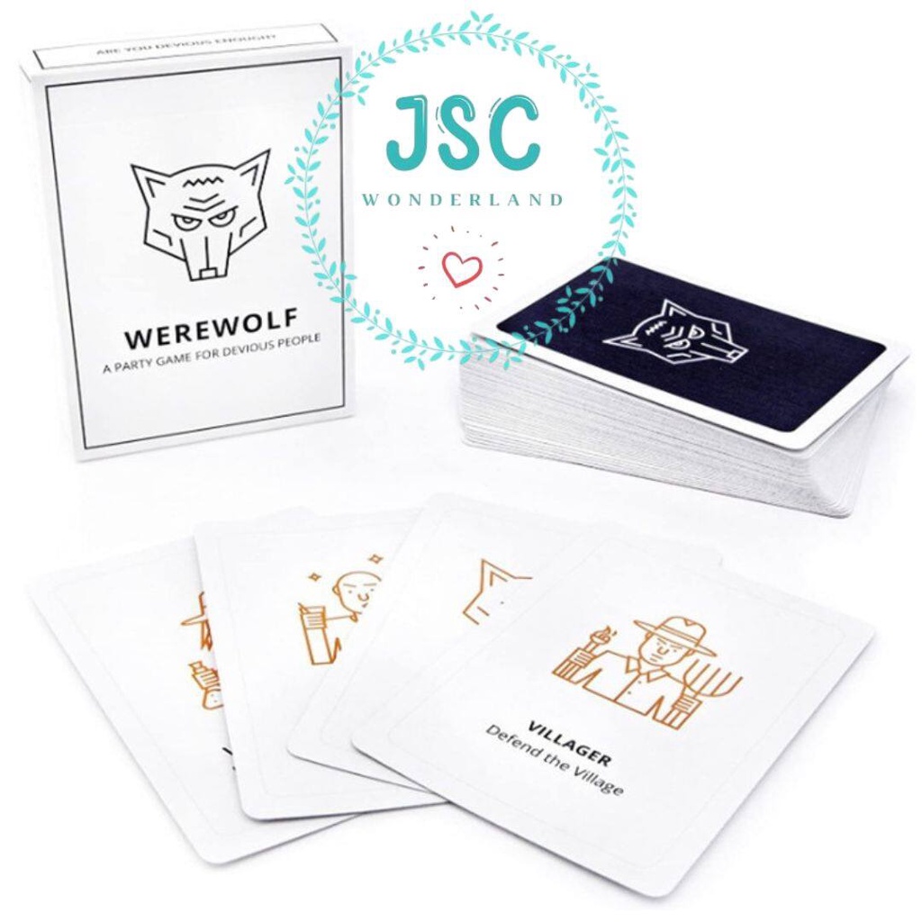 One Night Ultimate Wolf Game Card Werewolf Party Card English Version ...