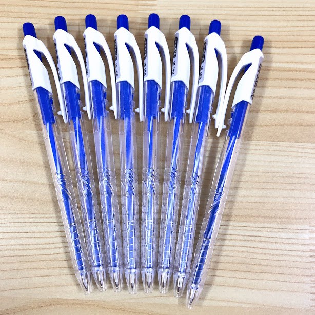 Box of 50 Cheap Light Blue Ink Ballpoint Pens | Shopee Malaysia