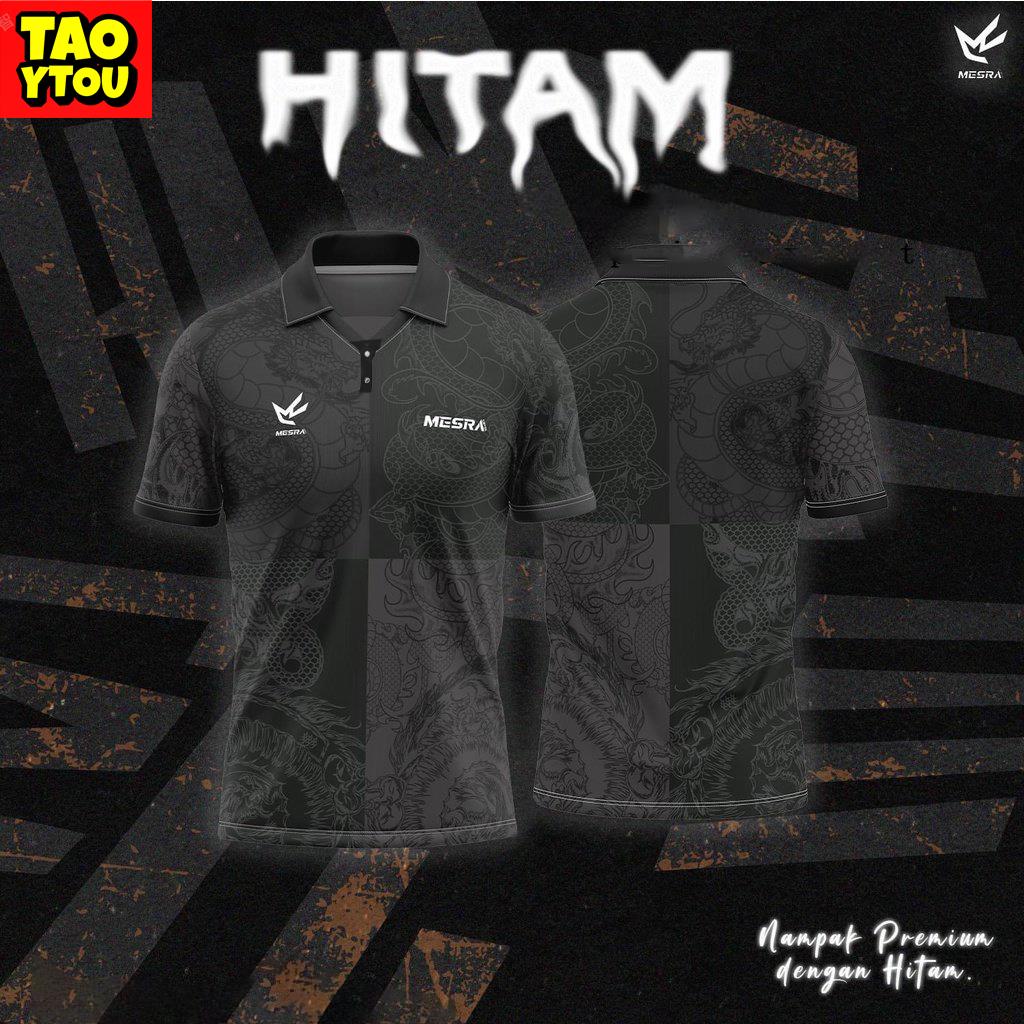 (TAOYOU)🔥 2024 🔥 Hitam Premium Baju Raya Berkolar Retro Collar Jersey ...