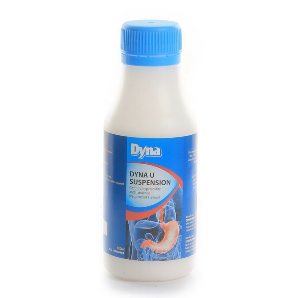 Ubat Gastrik/ Gastric/ Sakit Perut/ Angin/ Kembung Perut Dyna U Sirap ...