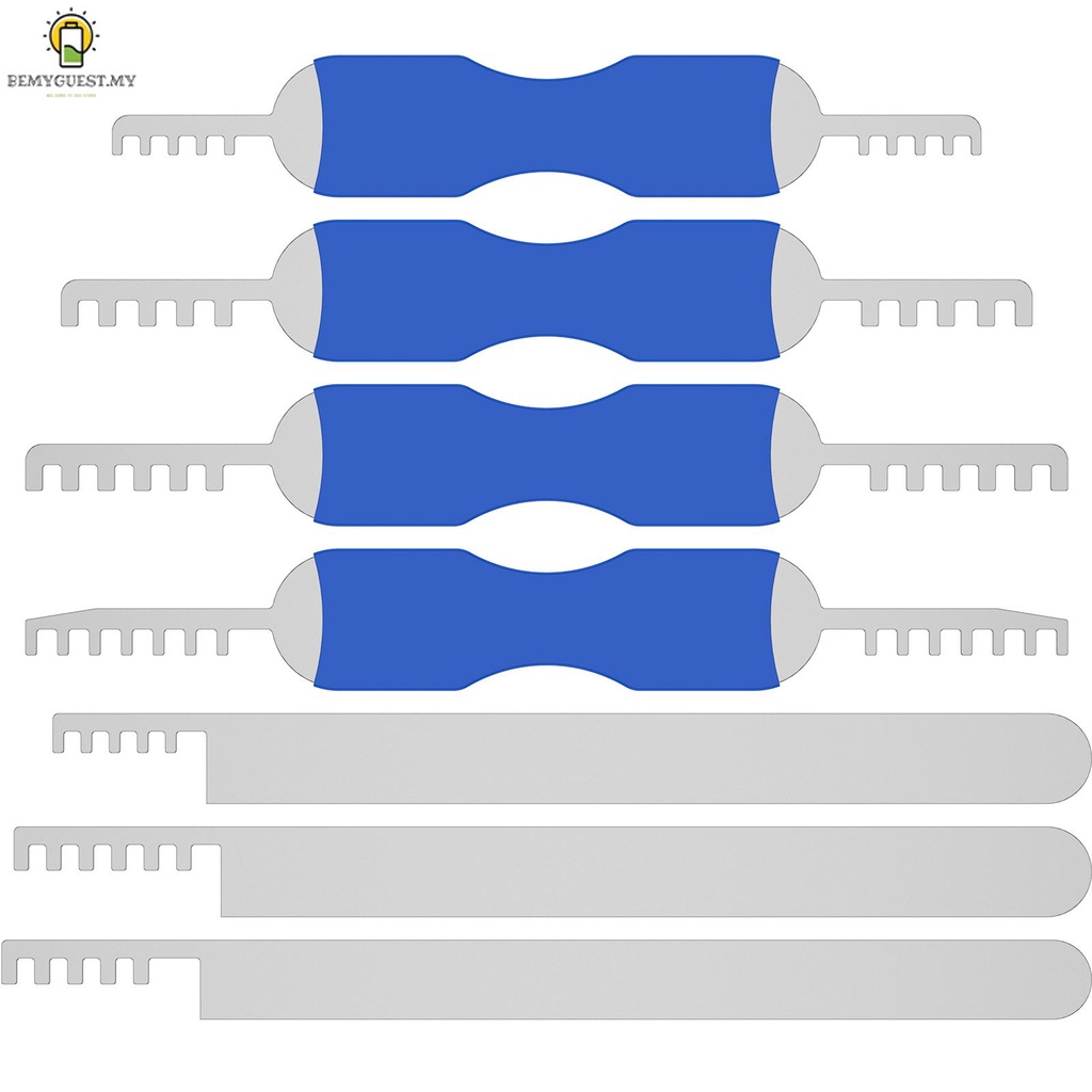 7Pcs Comb Pick Set Stainless Steel Wear Resistant House Lock Pick Set ...