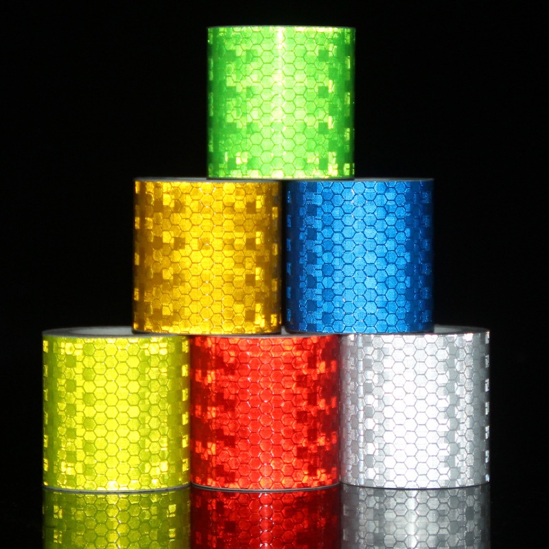 Safety Warnings 300cm X 5cm reflective Self-adhesive tape roll film ...