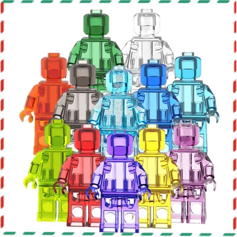 Learning toys for kids Solid color building block MOC decorative ...
