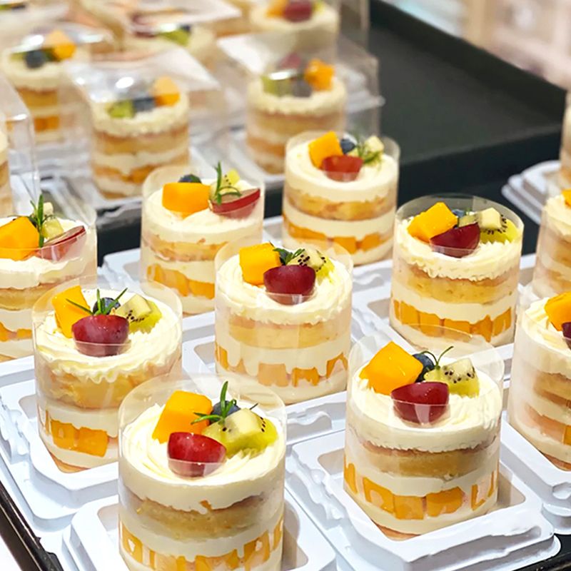 Anti-Fog 2-Inch 3-Inch Cake Box-Layer Mousse Mini Cake Packing Box ...