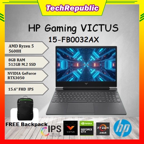 HP VICTUS 15-FB0032AX 15.6'' FHD GAMING LAPTOP NOTEBOOK MICA SILVER ...