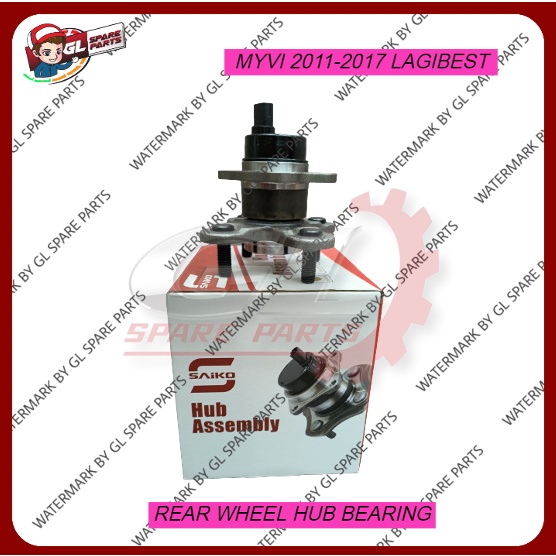 REAR WHEEL HUB BEARING (SAIKO) PERODUA MYVI 1.3 1.5 2011-2017 LAGIBEST ...