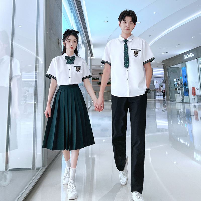 British Academy Style Student Class Set Uniform Summer Junior High ...