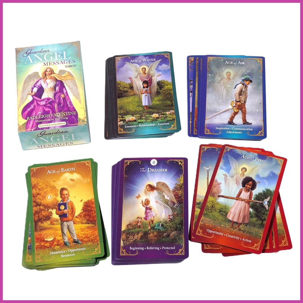 Novel Angel Messages Cards Oracle Cards English Version Tarot Deck ...