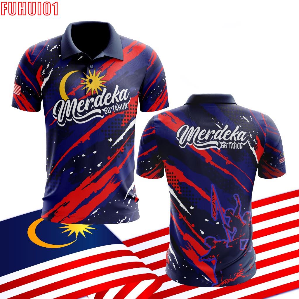 (Fuhui01) MERDEKA 66 SHIRTS (MALAYSIA MERDEKA 66 2023 SPECIAL DESIGN ...