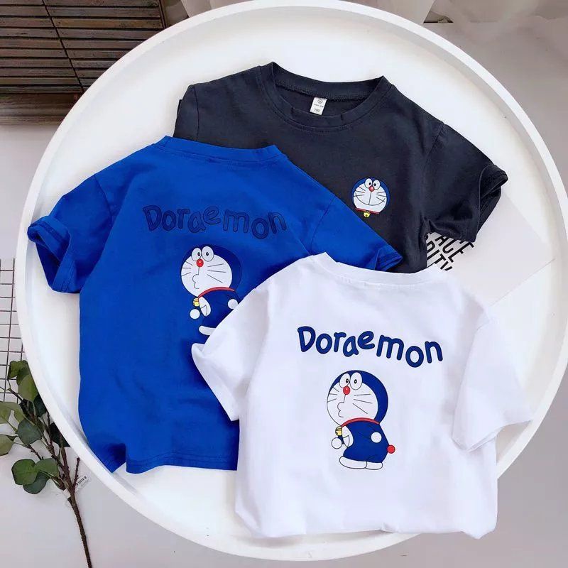 【Boys T Shirt】(1-12Y) Cotton Short Sleeves Carton Double Printed Tshirt ...