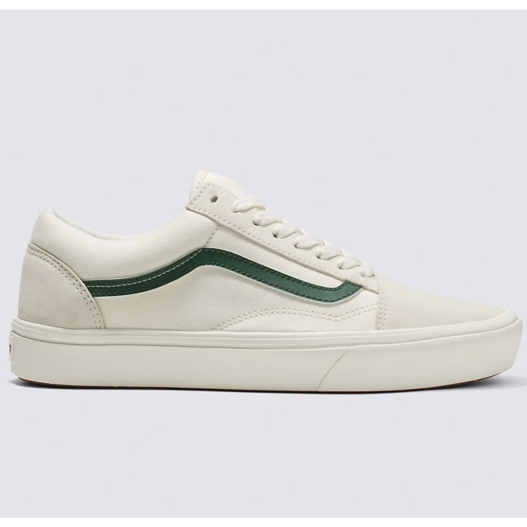 VANS Growing Everyday Comfycush Old Skool (White/Green) | Shopee Malaysia