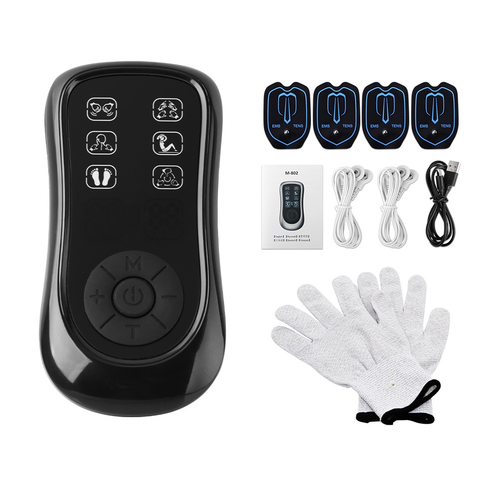 Suolaer USB Rechargeable EMS Meridian Pulse Physiotherapy Apparatus ...