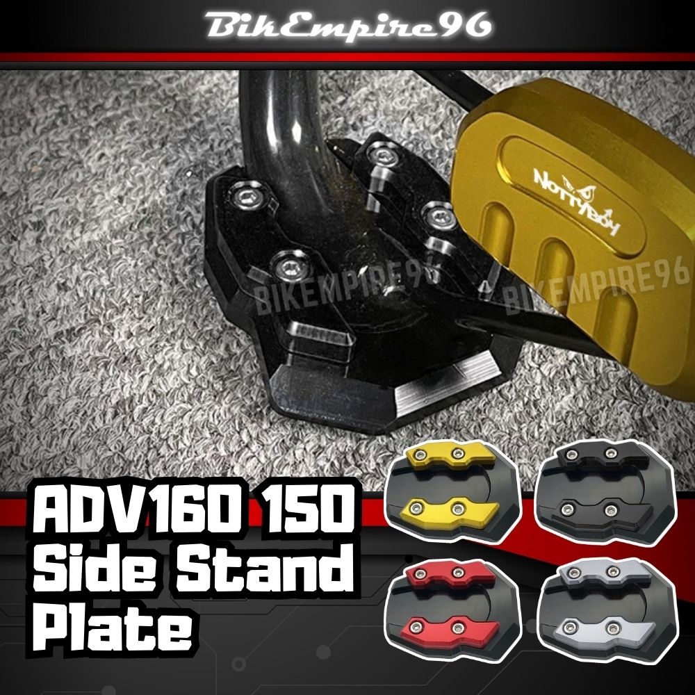 HONDA ADV160/150 PCX150/160 FORZA250 VARIO150/160 Side Stand Plate Side ...