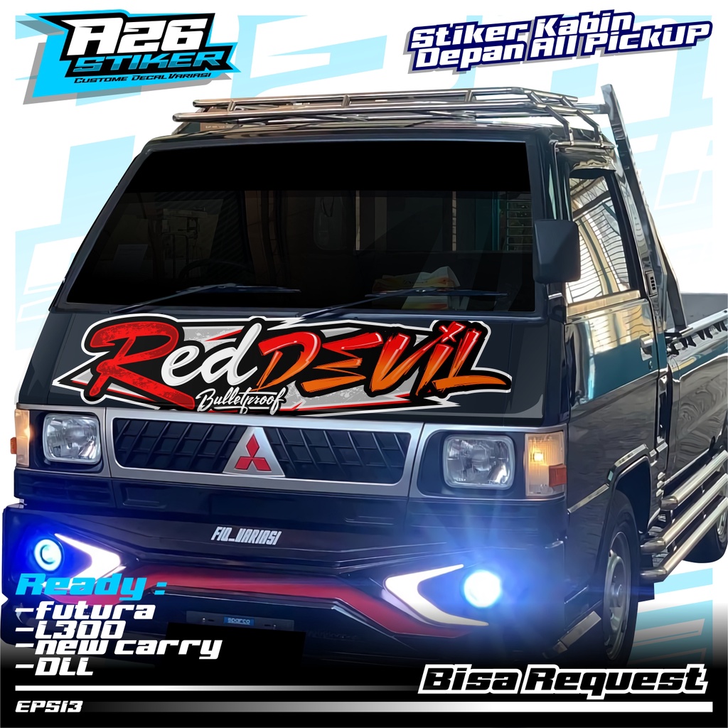 Custom carry Front Cabin pickup Variations Stickers Ts, L300, new carry ...