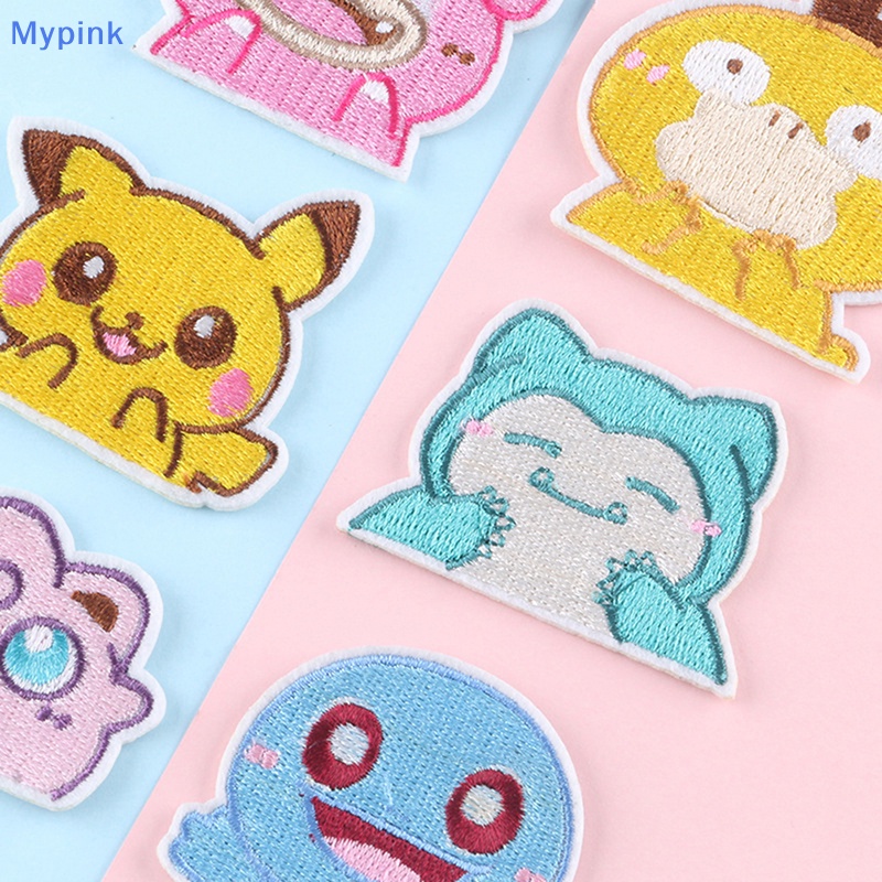 Mypink Pokemon Game Anime Fusible Patch Sticker Embroidery Patches on ...