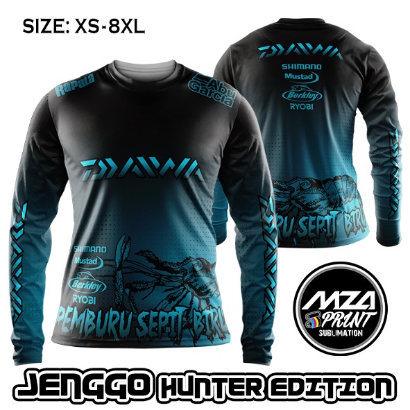 JENGGO Hunter Edition | Baju Pancing Udang Galah | PEMBURU SEPIT BIRU ...