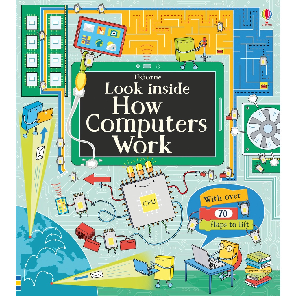 [Original] Usborne Look Inside How Computers Work (with over 70 flaps ...