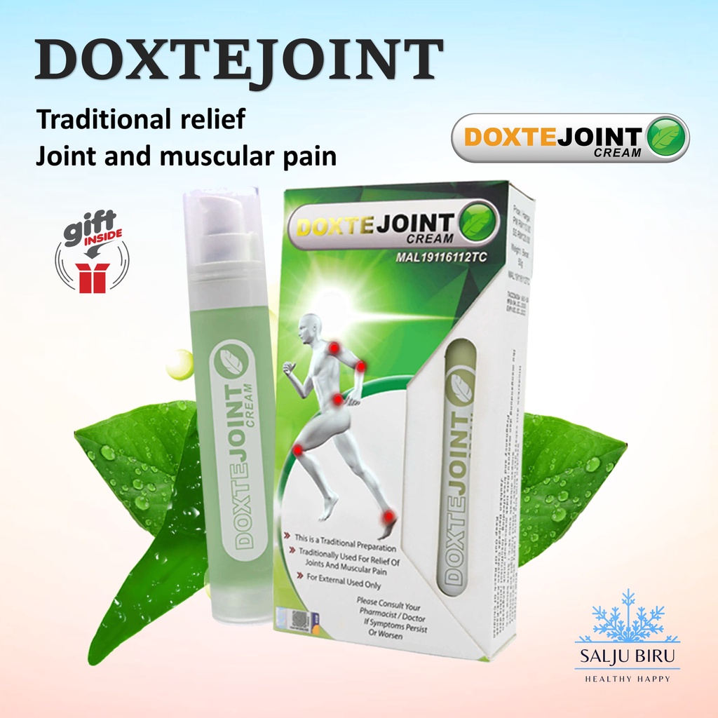 DOXTEJOINT DOXTEJOINT Cream Sakit Lutut Sengal Badan Gout LULUS KKM ...