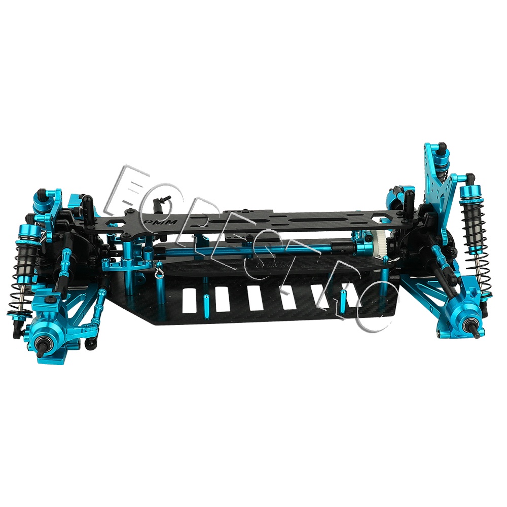 Metal & Carbon Fiber Full Chassis Frame Body Kit with Shock Absorbers ...