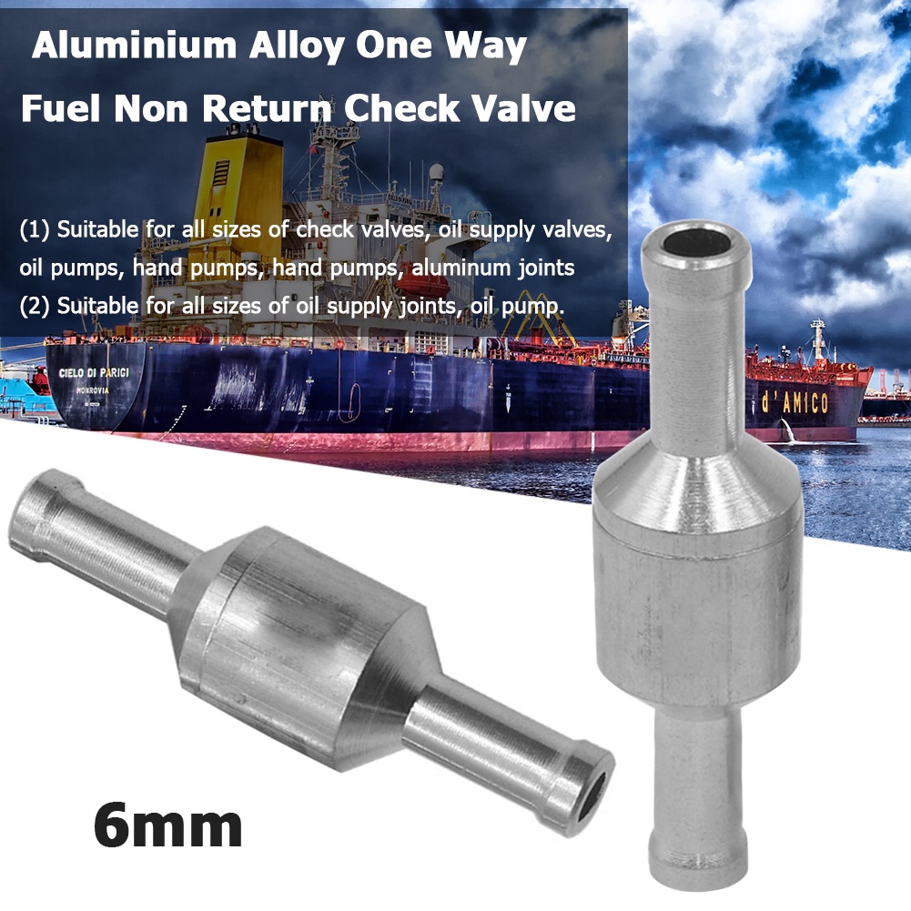 Aluminium Check Valve 6mm/8mm/10mm/12mm Brake Servo Booster No Return ...