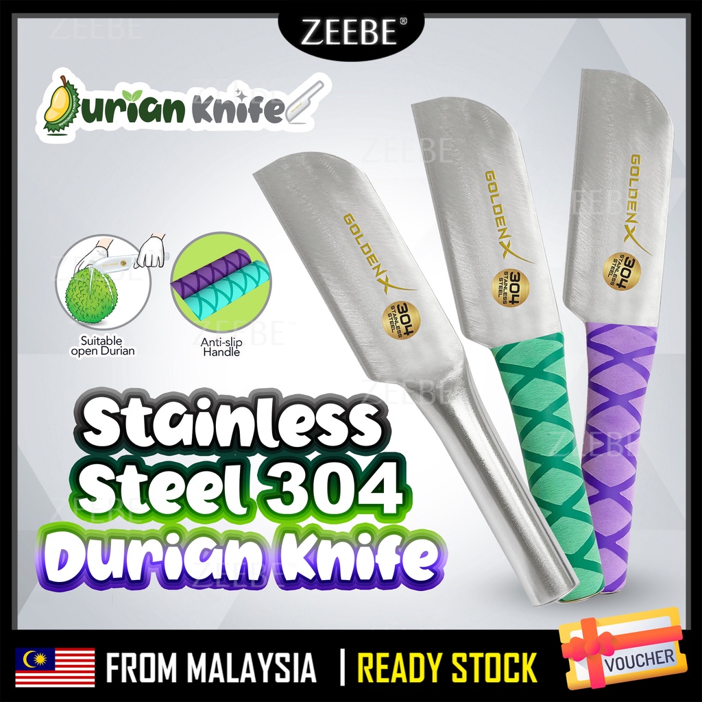 ZEEBE Stainless Steel Durian Knife Kitchenware Kitchen Pisau Durian ...