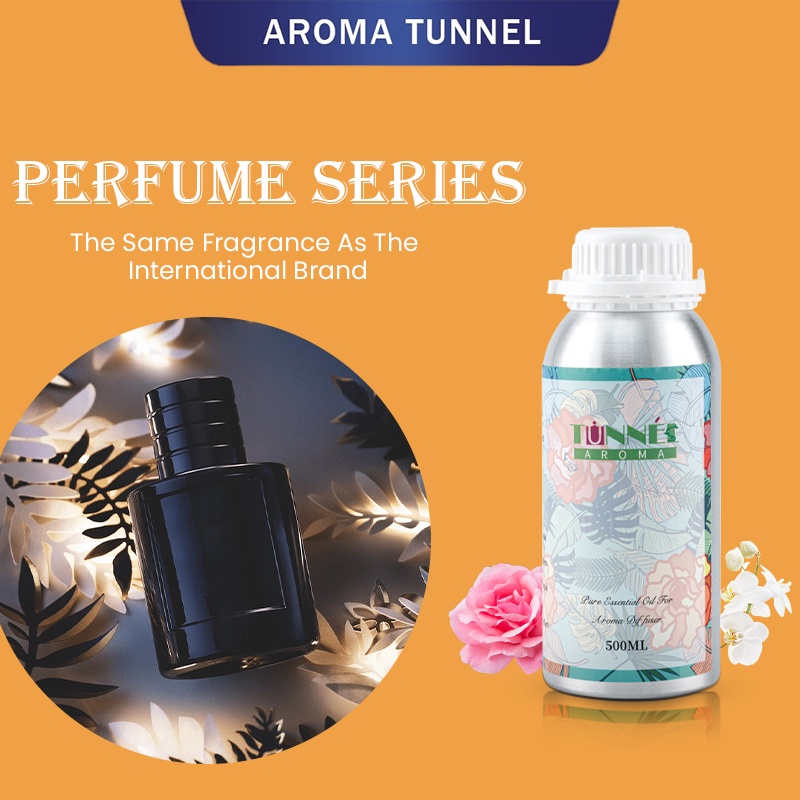 AROMA TUNNEL 500ML Perfume Series 100% Pure Essential Oil Aromatherapy ...