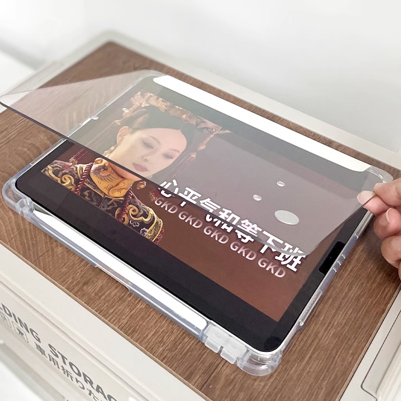 New 360 Rotating Stand Transparent Crystal Acrylic Case Protective ...