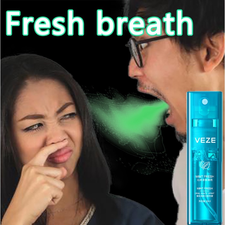 Mouth Spray Oral Personal Care Pewangi Spray Mulut Nafas Berbau Breath ...