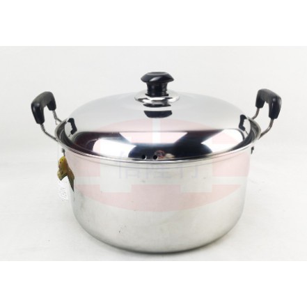 MS20524 24CM Stainless Steel Pot with TWO handle / cooking Pot / 双耳锅 ...
