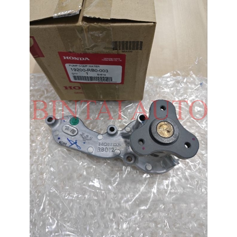 * T9A CITY GM6, BRV, JAZZ GK, WATER PUMP/ AIR TANGKI PUMP 19200-RBO-003 ...