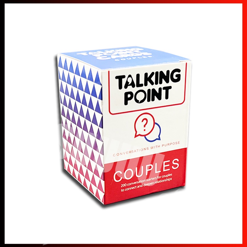 Talking Point Cards COUPLES PACK 200 Conversation Cards Board Game Card ...