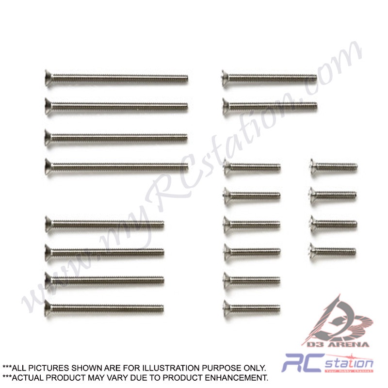 Tamiya #15510 - 2mm Countersunk Screws (10, 12, 20, 25, 30mm) [15510 ...