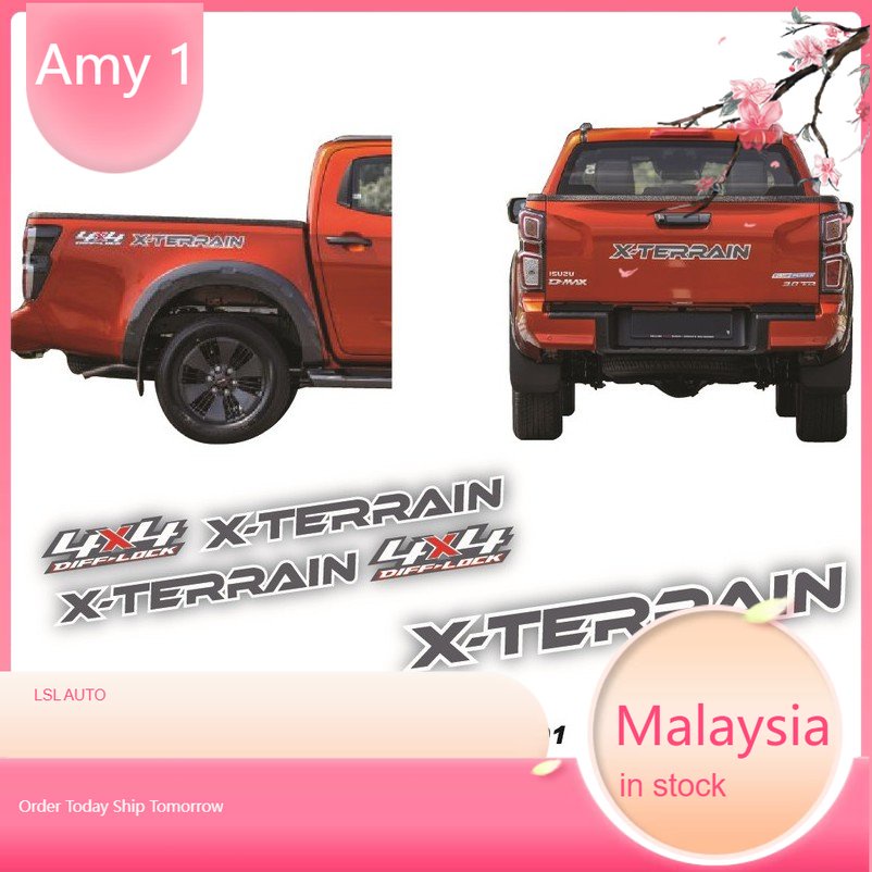 NEW ISUZU DMAX X-TERRAIN OEM BODY STICKER | Shopee Malaysia