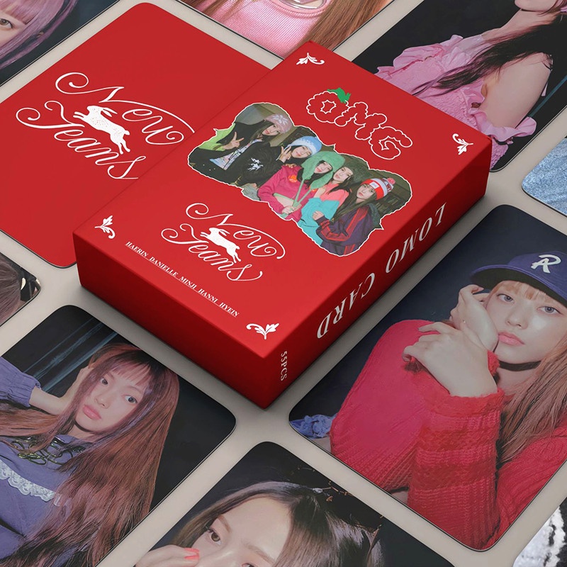 55pcs/box New-Jeans Photocards OMG ATTENTION LOMO Card New Album ...