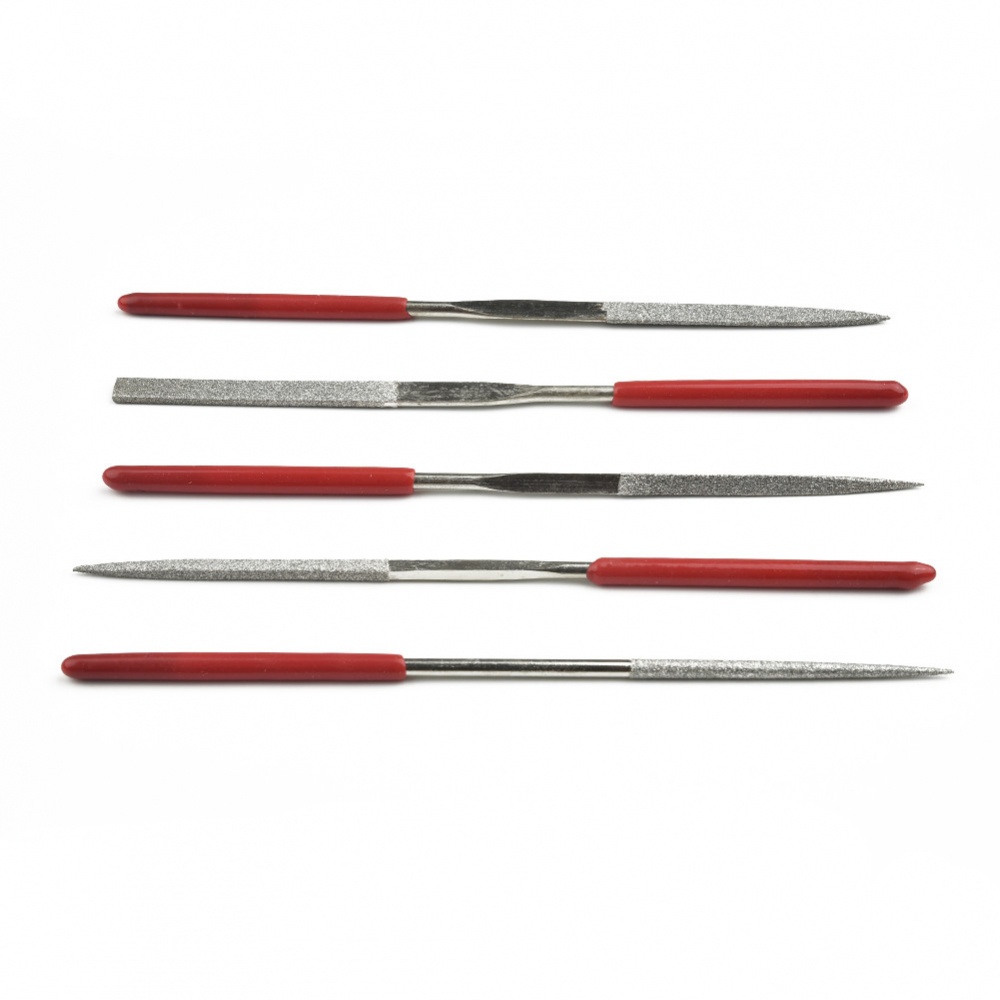 5*Diamond Needle File Set Sharpening Home Hand Tools Durable Metal-Kit ...