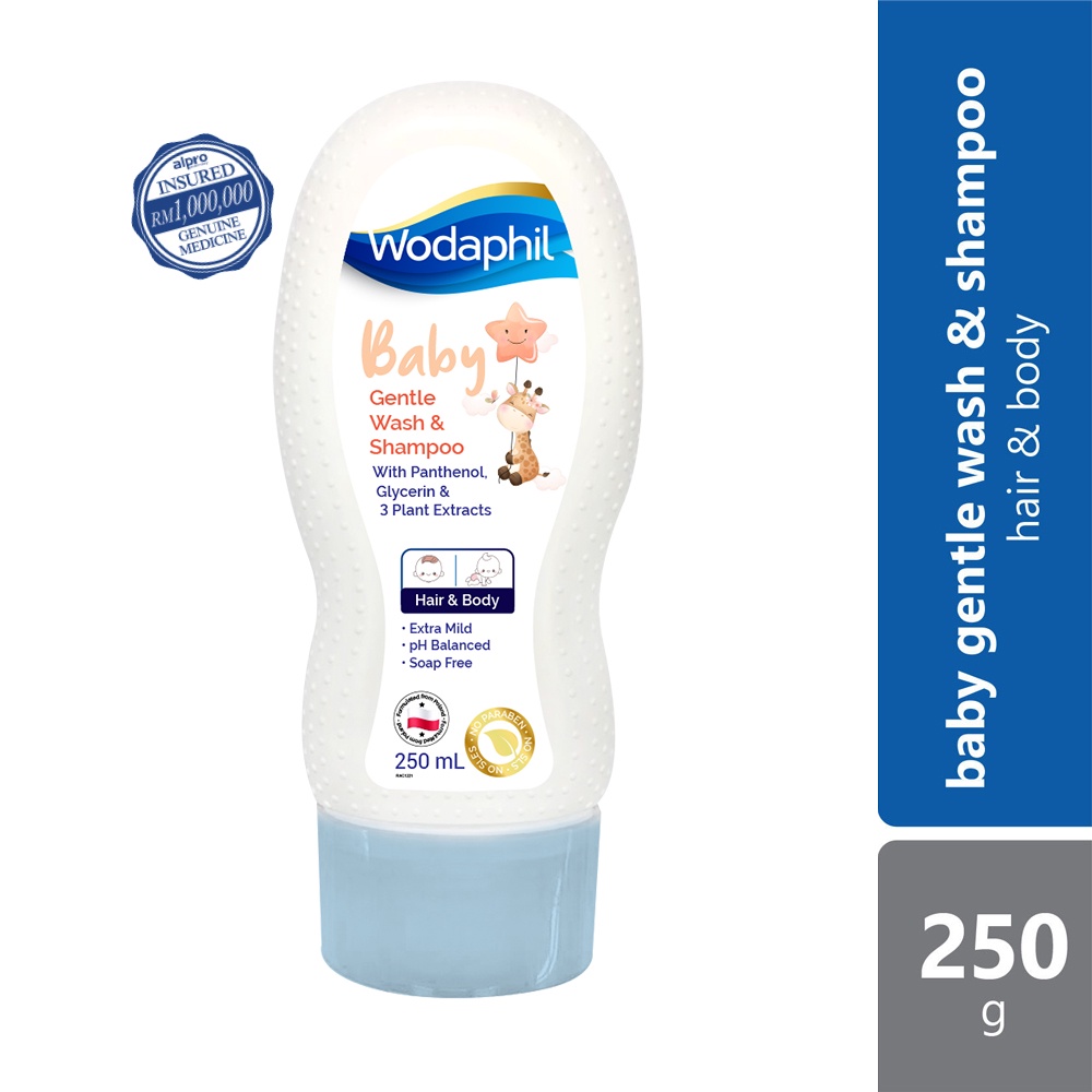Alpro Pharmacy Exclusive - Wodaphil Baby Gentle Wash & Shampoo 250ml ...
