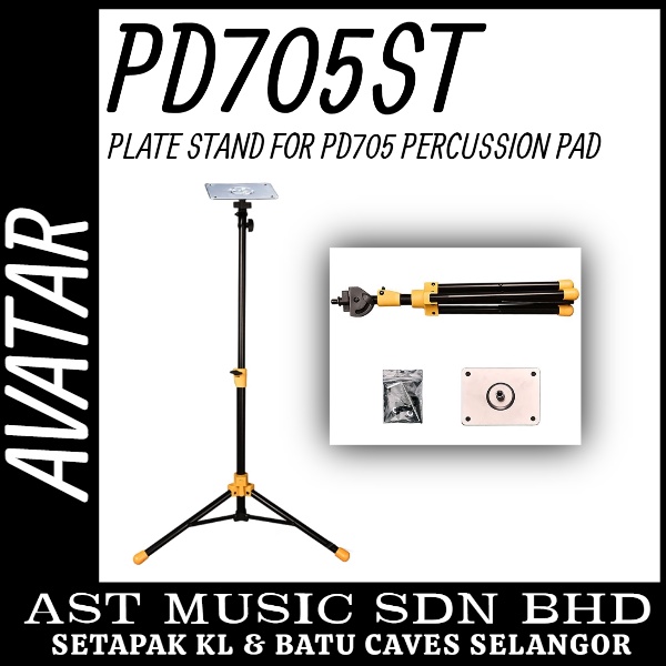 AVATAR PD705ST PLATE STAND FOR PD705 PERCUSSION PAD | Shopee Malaysia
