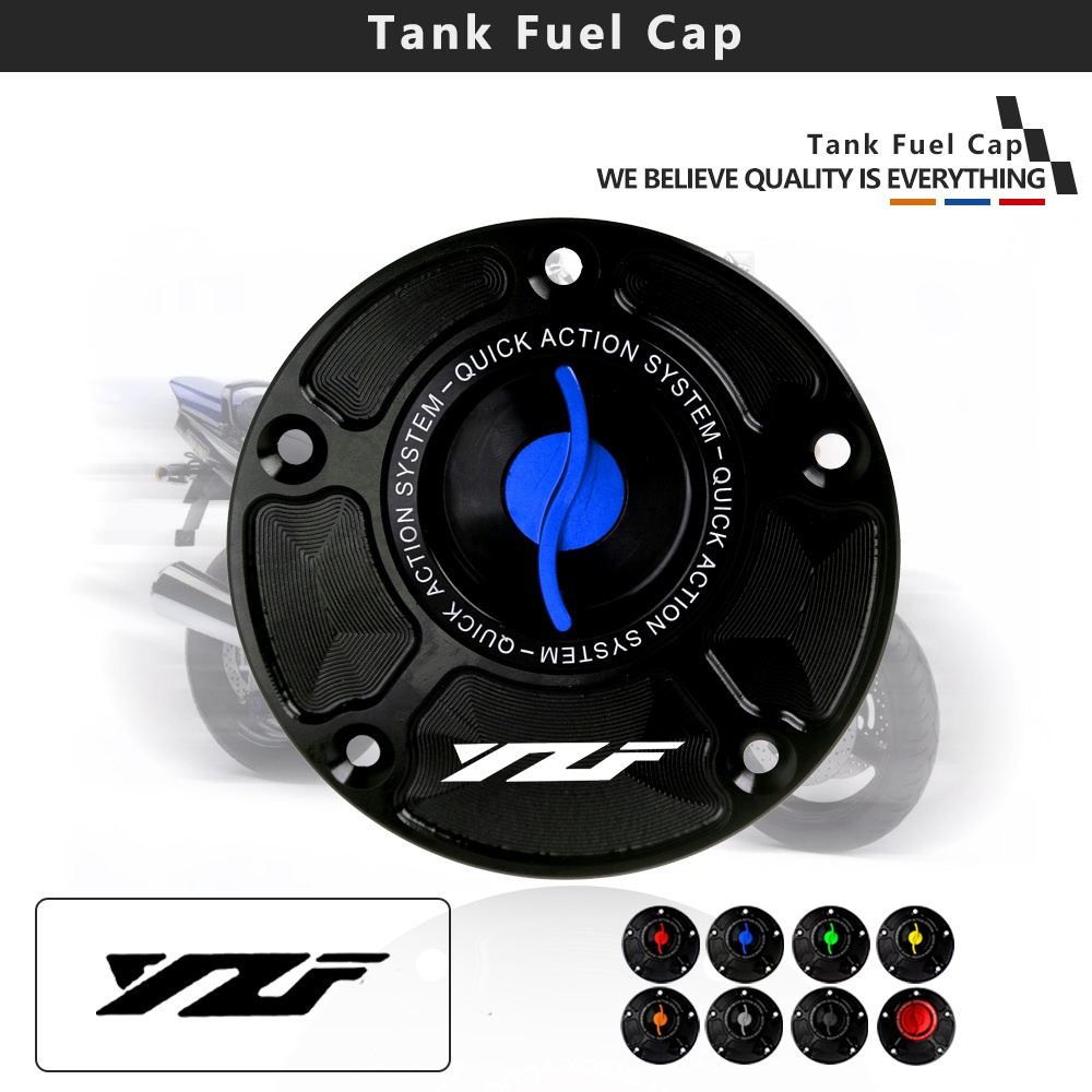 Motorcycle Fuel Tank Cap For Yamaha YZF-R1 R1M R3 R6 R6S R15 V3 R25 Yamaha R125 2008-2012 ...
