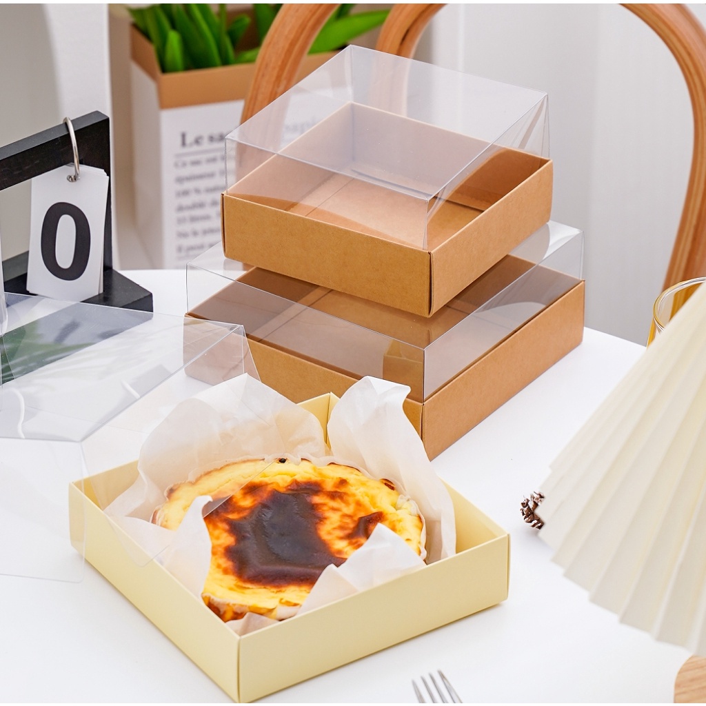 Ins small size cake box cakebox dessert box giftbox hightea set box ...