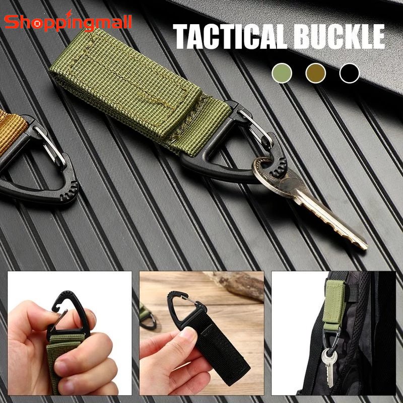 [Sunshine] Webbing Carabiner Belt Clip / Nylon Magic Keychain / Waist ...