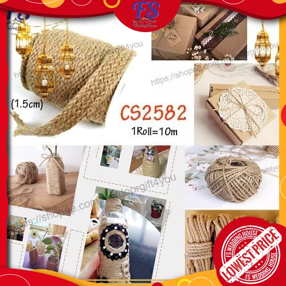 Tali guni tali jut hemp rope/ CS2582 | Shopee Malaysia