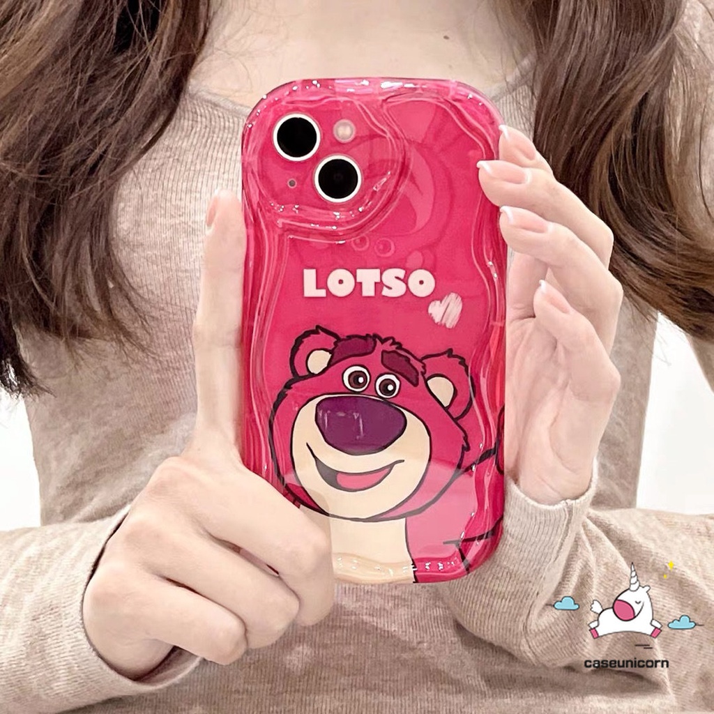 Funny Cartoon Lotso Strawberry Bear Phone Case Compatible For iPhone 11 ...