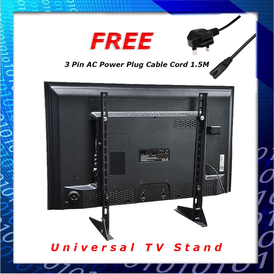 FREE 3 Pin AC Power Plug Cable Cord 1.5M 1pcs - Universal LCD LED TV ...