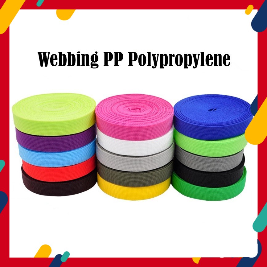 Webbing PP Polypropylene Width 2.5cm 3.2cm Bag Strap Tali Beg PP ...