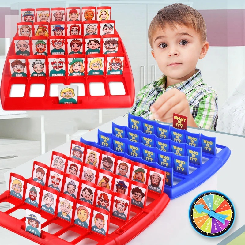 【WHO IS IT??】Board Game for Kids and Children Guess Classic Funny ...