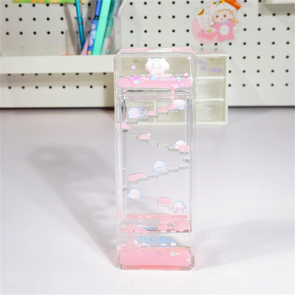 ღ Water Drops Liquid Hourglass Cherry Blossom Drain Oil Spill Table Top ...