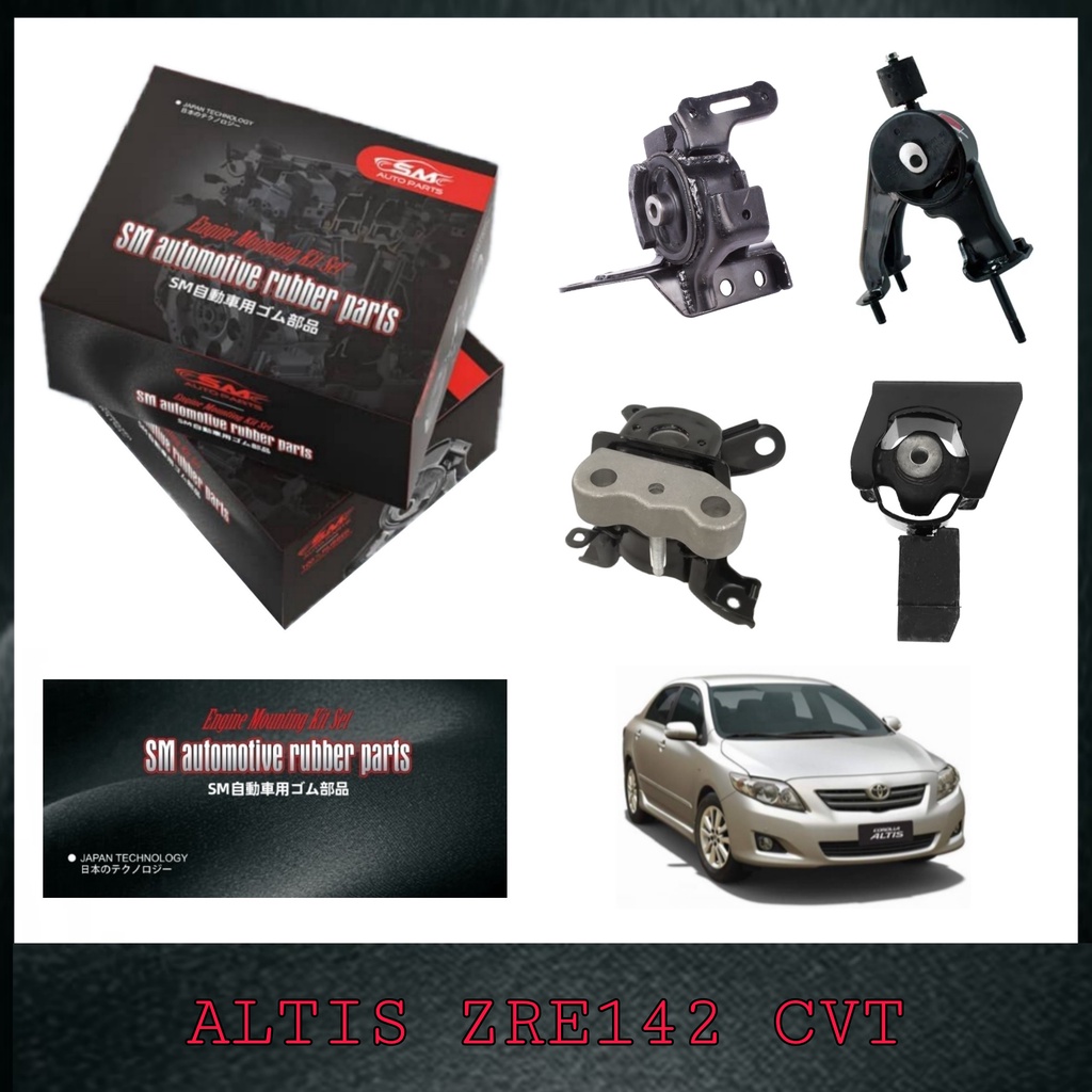 SM Engine Mounting Set - Toyota Altis ZRE142 CVT ( 1+1Year Warranty ...