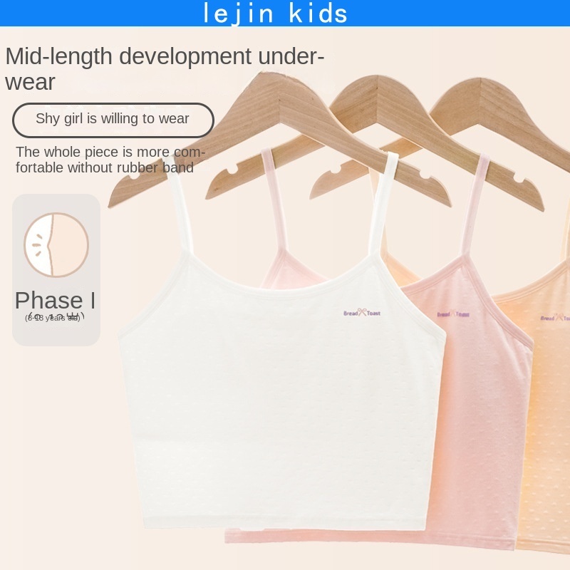 Kids Bra Girl Training Bra Teenage Development Period Vest Female ...